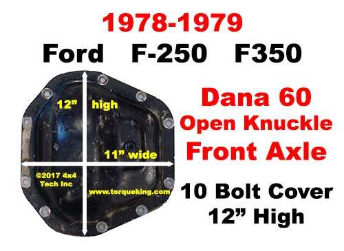 1978-1979 Ford Dana 60 Front Axles | Buy Front Axle Parts for Ford F250 ...
