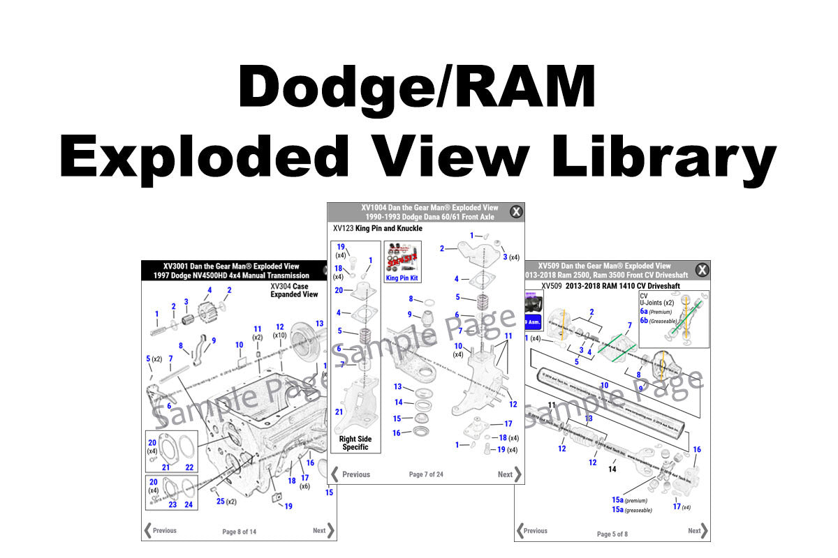Dodge & Ram Exploded Views | Browse Free Interactive Exploded Views ...
