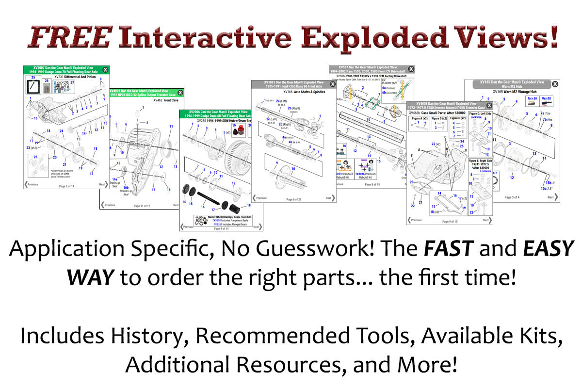 Exploded Views | Free Exploded Views of Chevy, Dodge, Ford & Jeep 4x4s ...