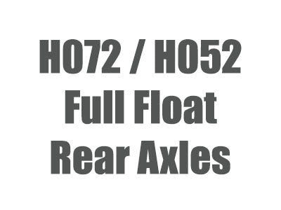 H072/H052 Parts, Manuals 1946-1959 GM Full Floating Rear Axle
