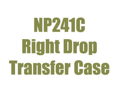NP241C Parts 1988-1991 GM Right Drop Transfer Case