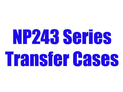 NP243 Parts, Manuals 1991-1999 Chevy and GMC Transfer Case