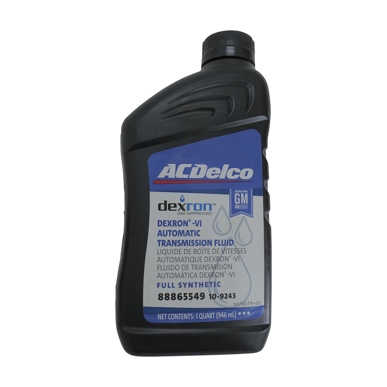 AC Delco 10-9243 Dexron VI Automatic Transmission Fluid 1 Quart