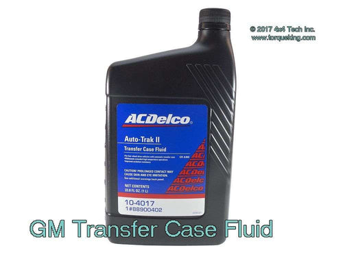 10-4017 AC Delco Auto-Trak II Transfer Case Fluid