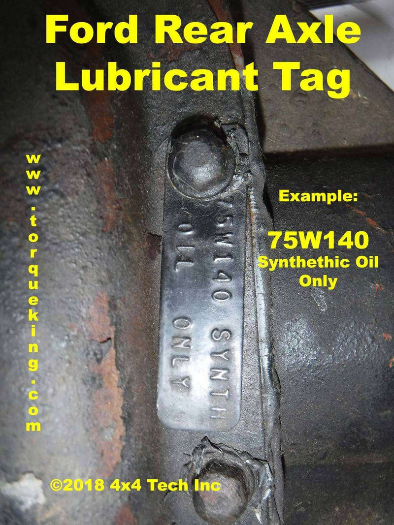 IDN-141 Ford F350 Rear Axle Identification | Shop 1999-2016 Ford ...