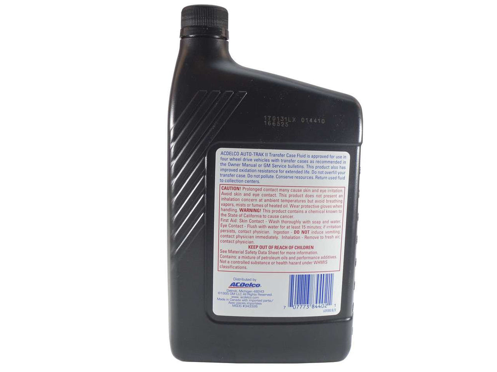 10-4017 AC Delco Auto-Trak II Transfer Case Fluid